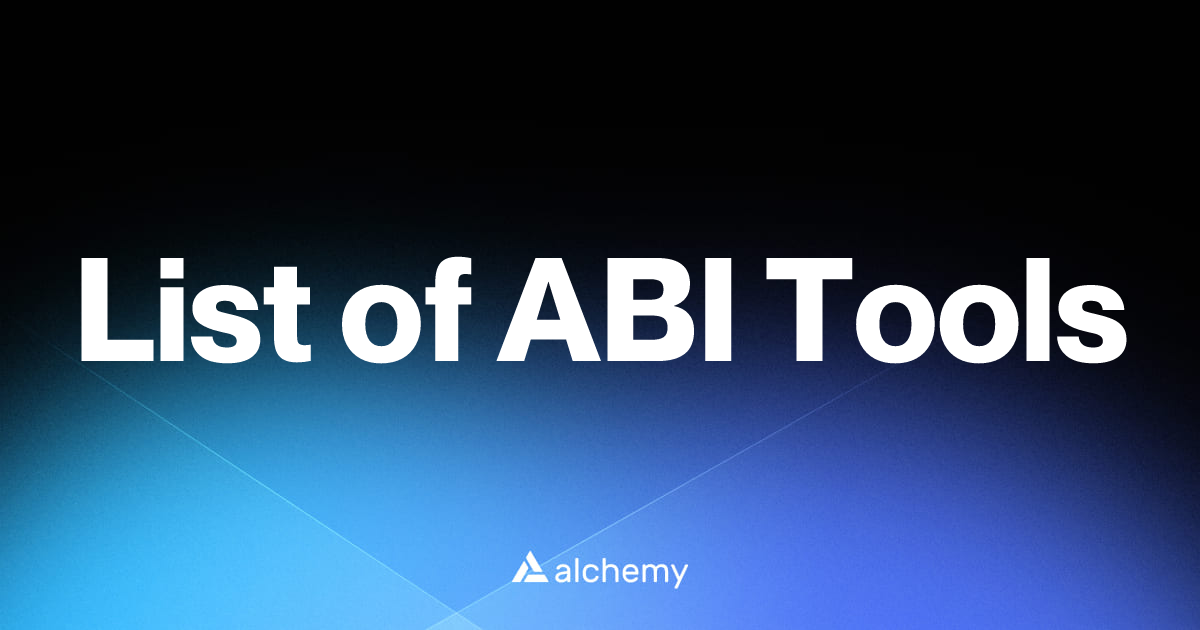 List of 13 ABI Tools (2025)