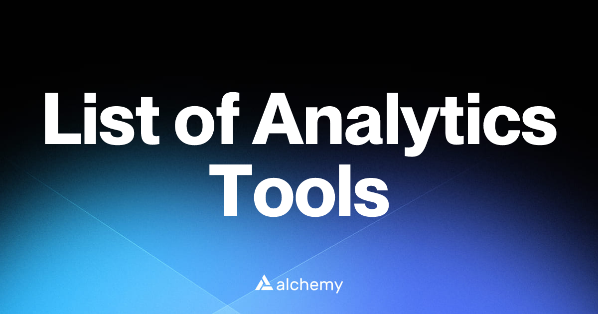 List of 110 Analytics Tools (2025)