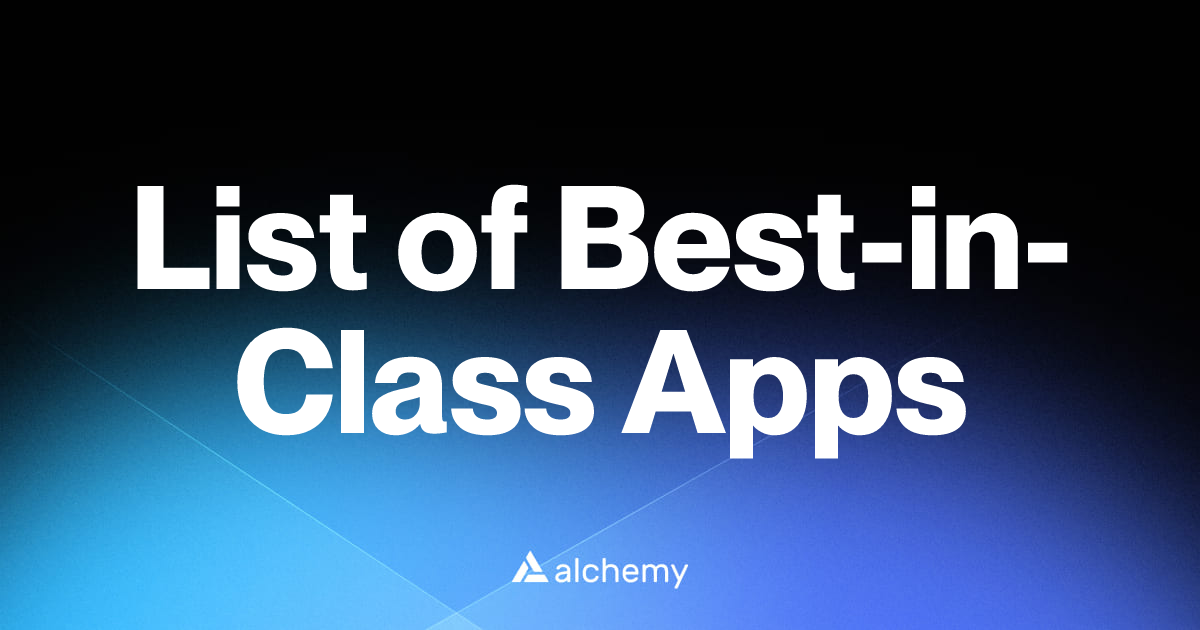 List of 12 Best-in-Class Apps (2025)