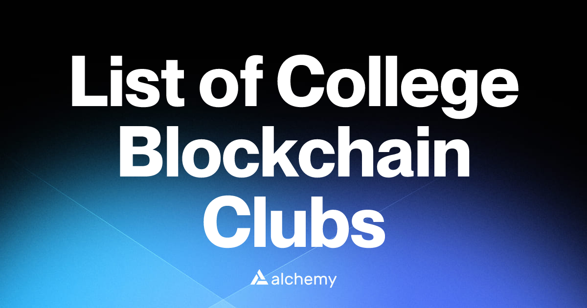 List of 32 College Blockchain Clubs (2025)