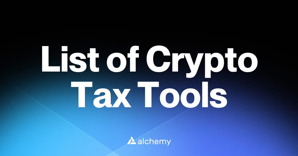 List of 18 Crypto Tax Tools (2025)