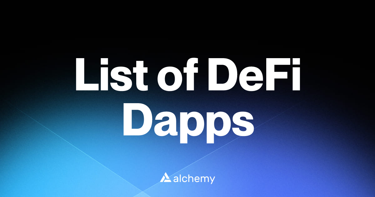 List of 356 DeFi Dapps (2025)