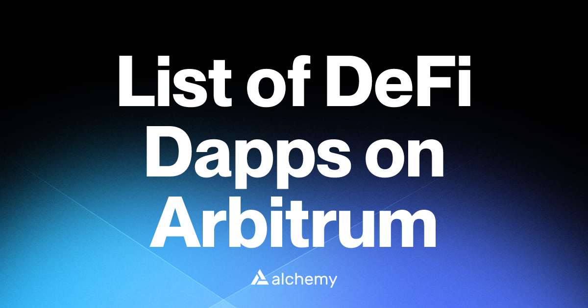 List of 65 DeFi Dapps on Arbitrum (2025)