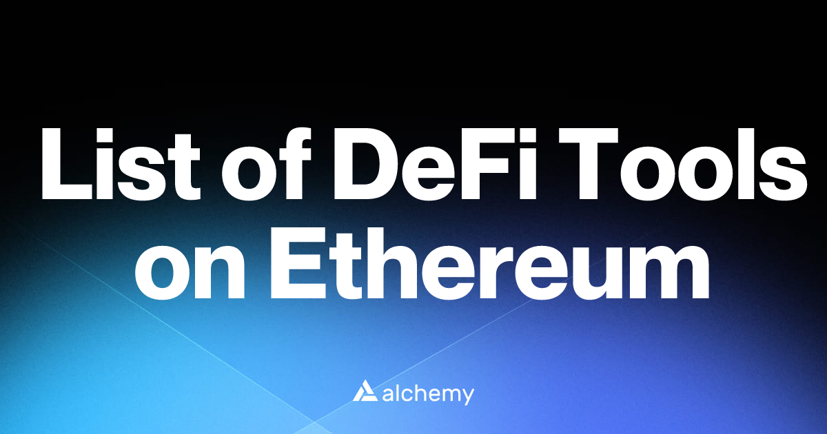 List of 140 DeFi Tools on Ethereum (2025)