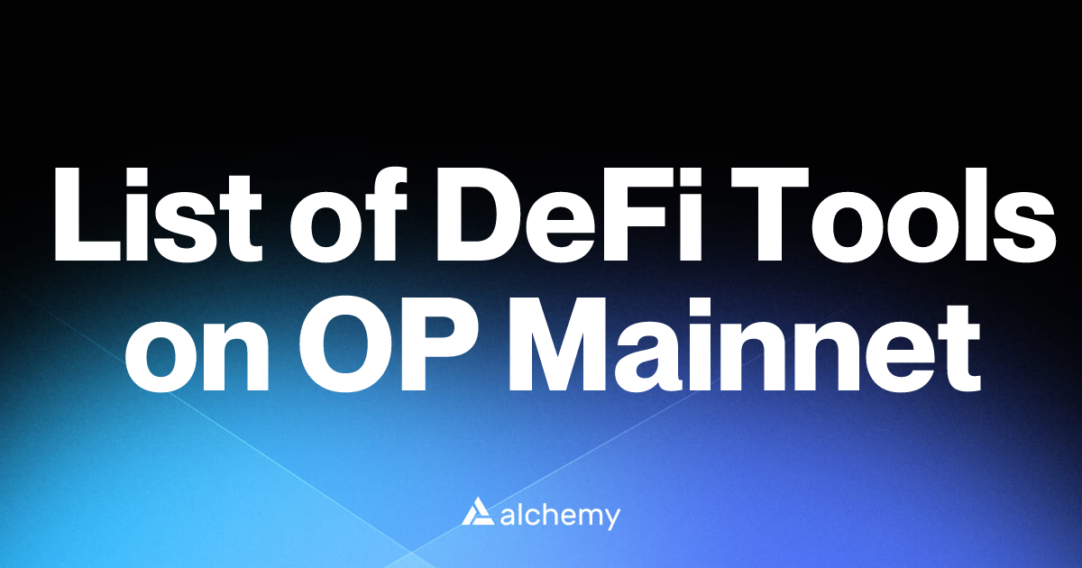 List of 61 DeFi Tools on OP Mainnet (2025)