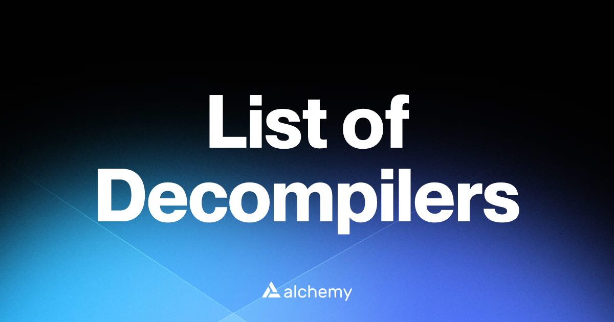 List of 8 Decompilers (2025)