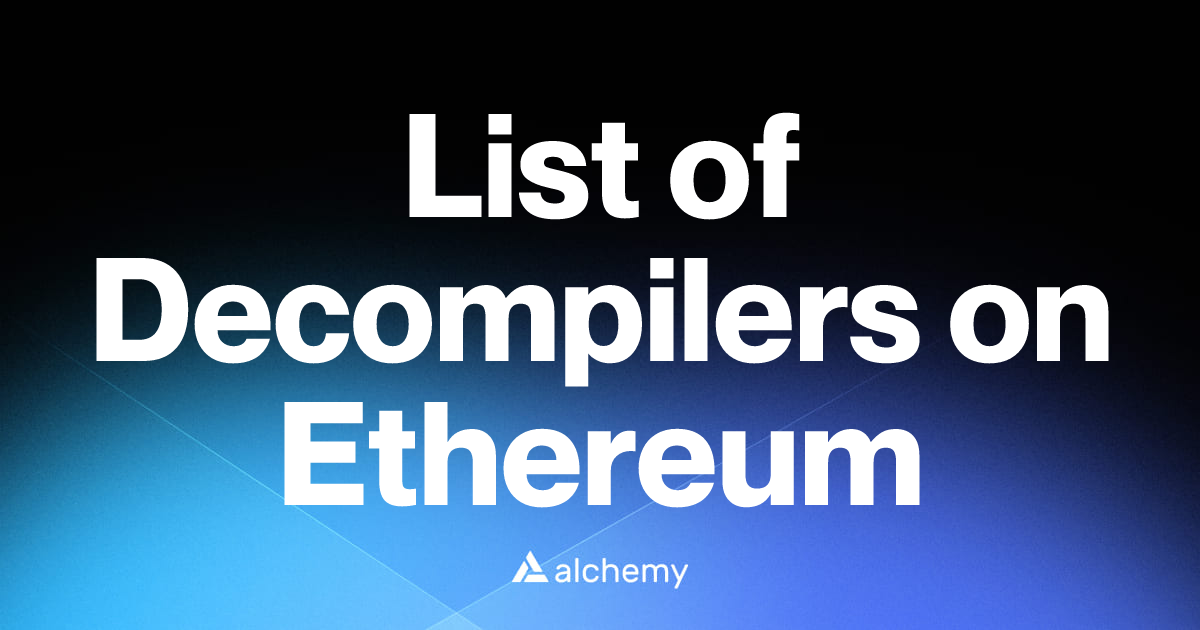 List of 7 Decompilers on Ethereum (2025)