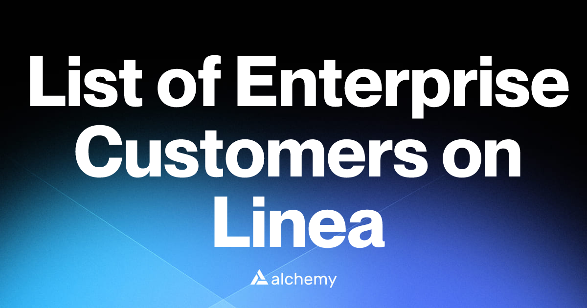 List of 4 Enterprise Customers on Linea (2025)
