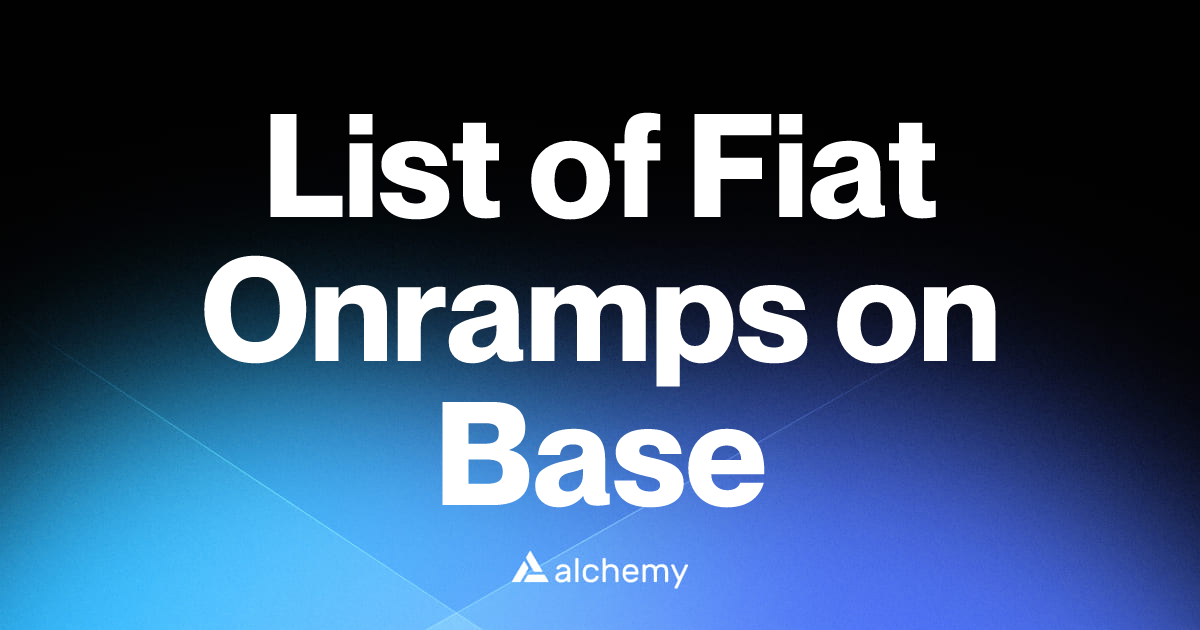 List of 7 Fiat Onramps on Base (2025)