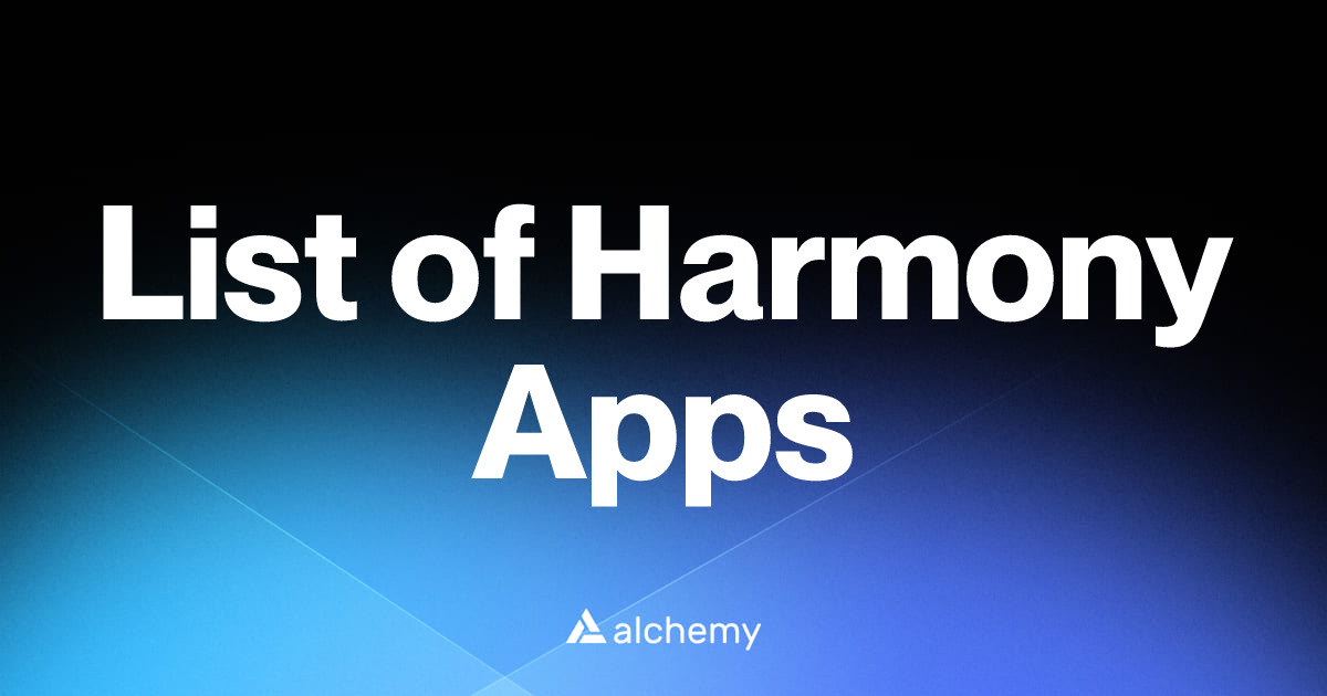 Harmony Apps, Projects, and Developer Tools (2024)
