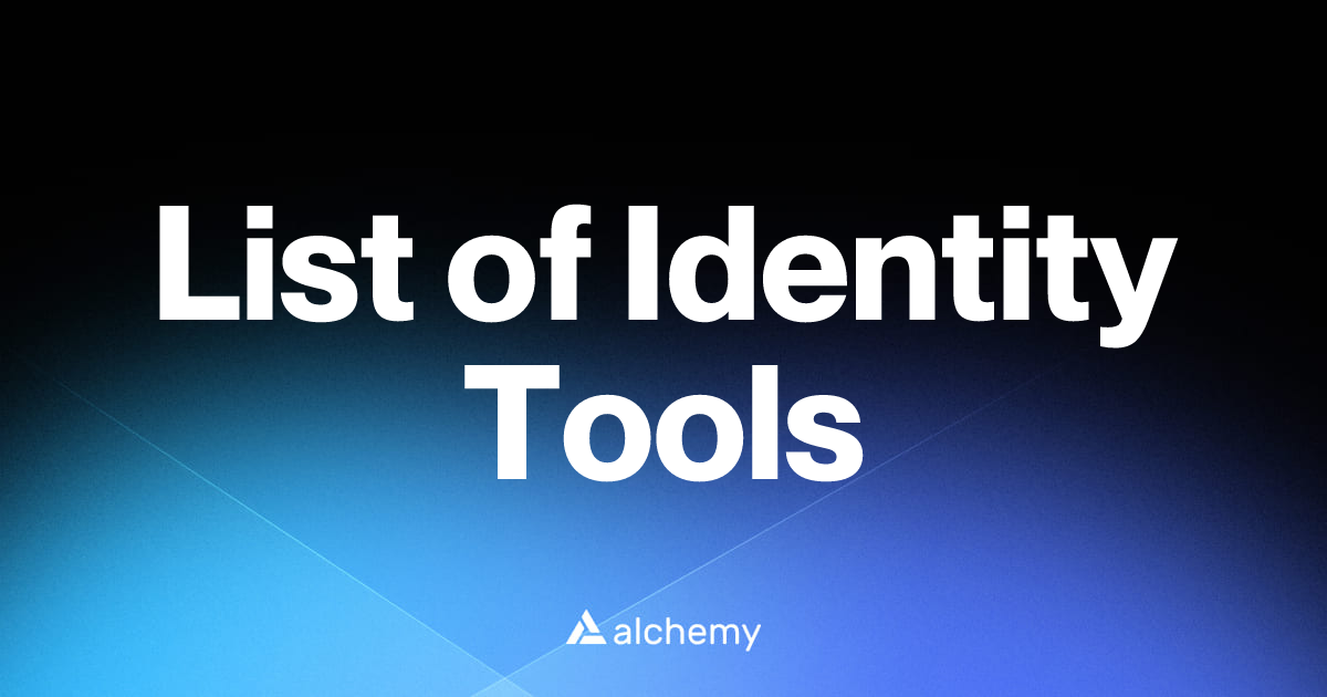 List of 85 Identity Tools (2025)