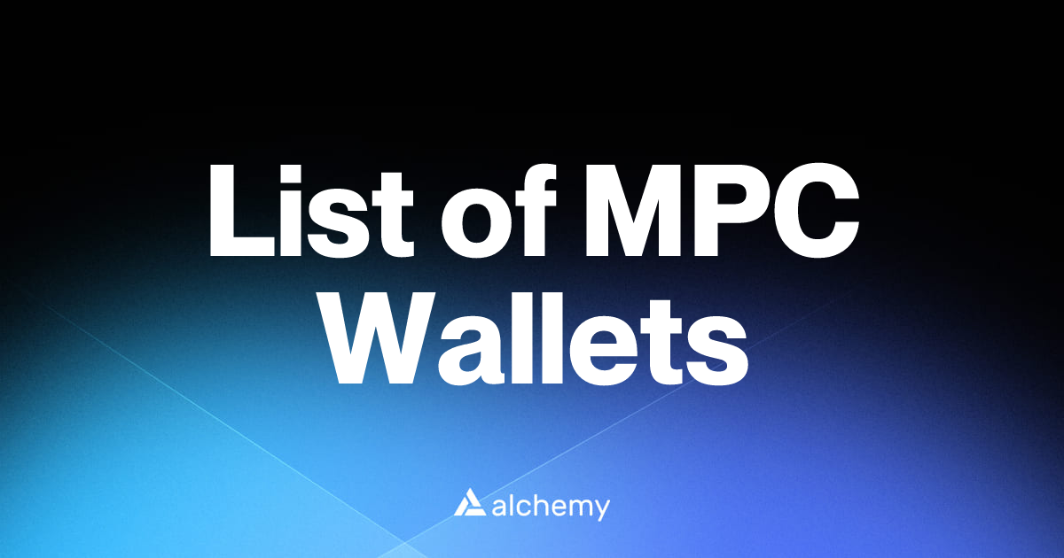 List of 31 MPC Wallets (2025)