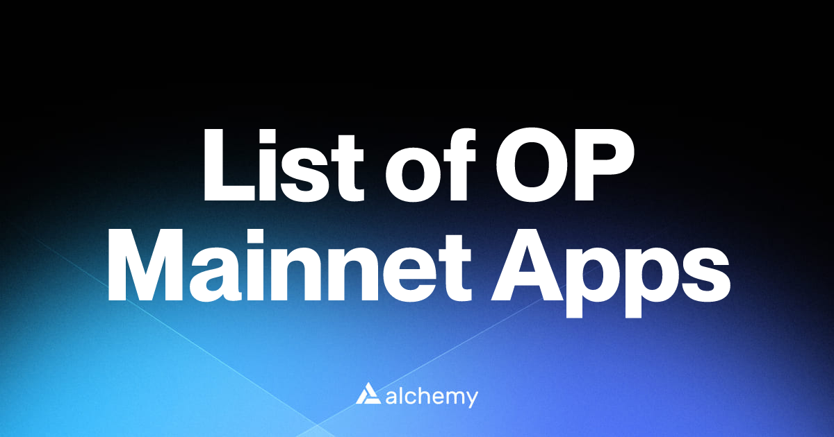 OP Mainnet Apps, Projects, and Developer Tools (2025)