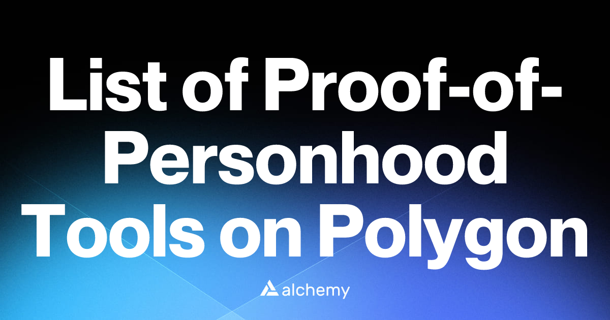 List of 4 Proof-of-Personhood Tools on Polygon (2025)