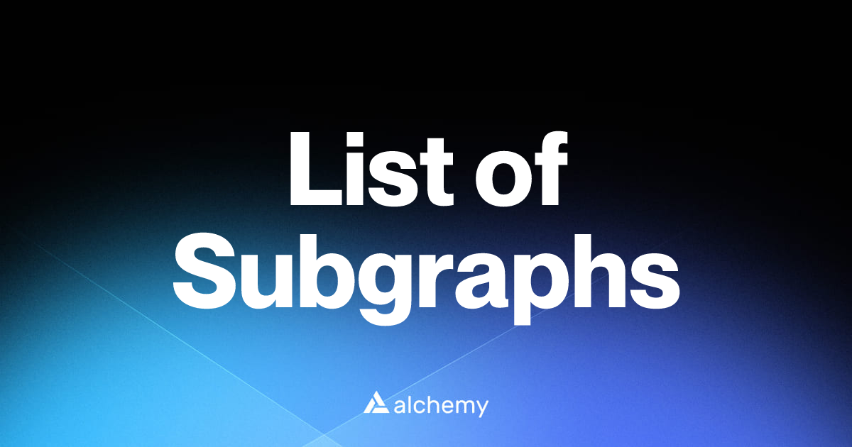 List of 27 Subgraphs (2025)