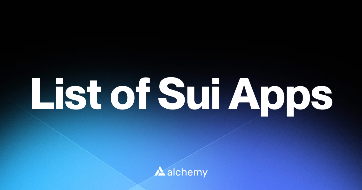 Sui Apps, Projects, and Developer Tools (2025)