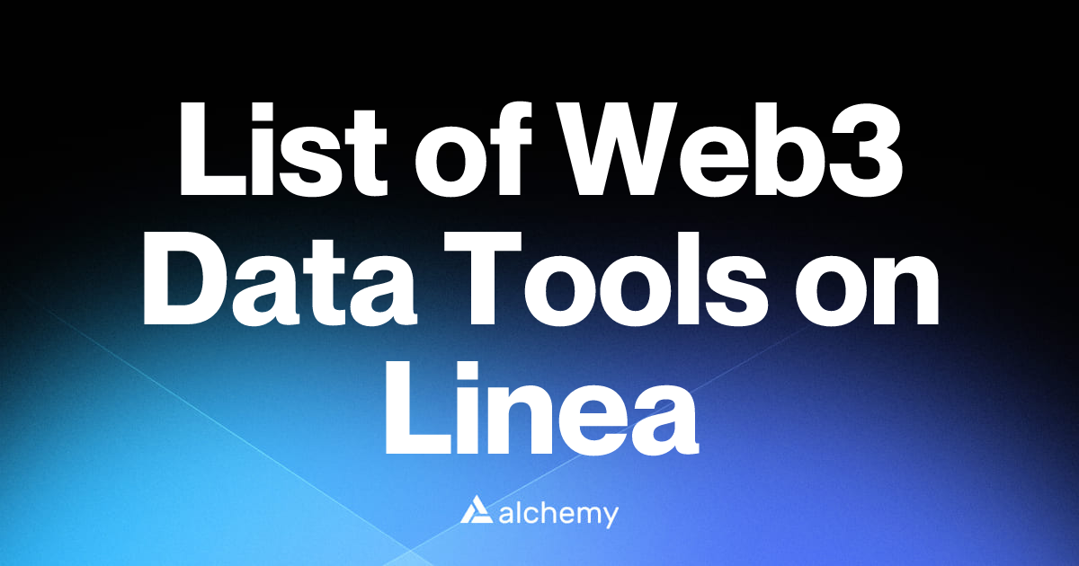 List of 3 Web3 Data Tools on Linea (2025)