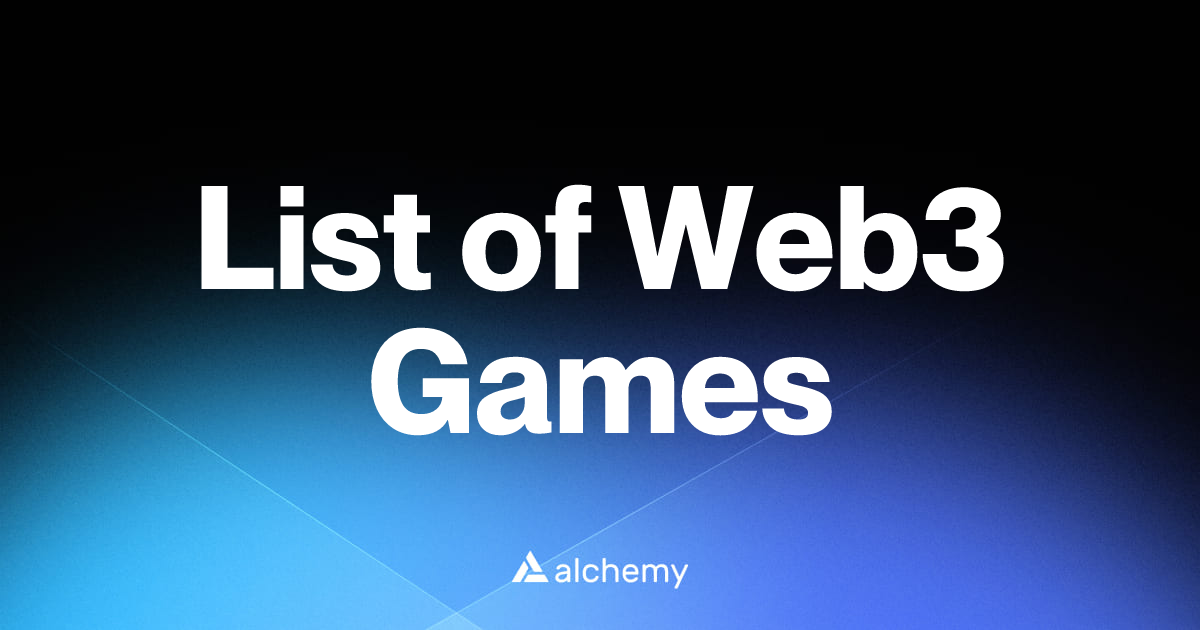 List of 102 Web3 Games (2025)