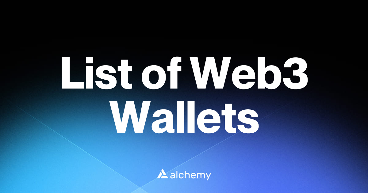 List of 128 Web3 Wallets (2025)
