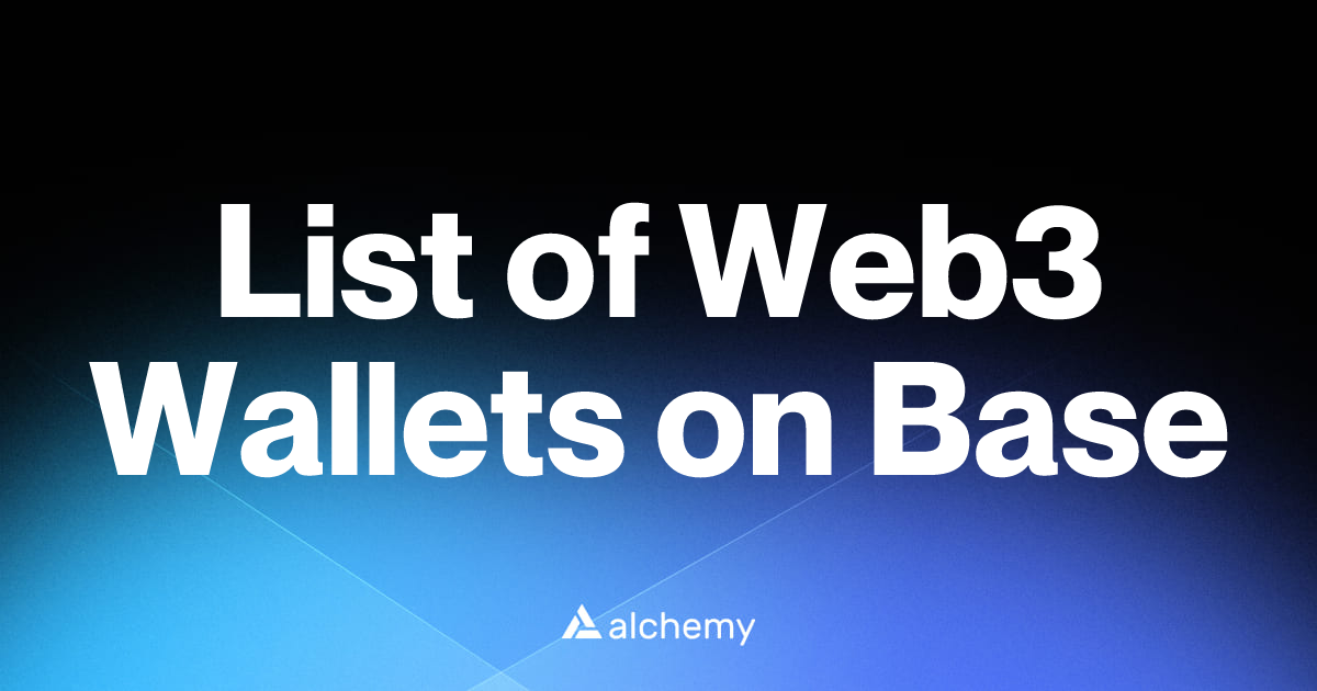 List of 2 Web3 Wallets on Base (2025)