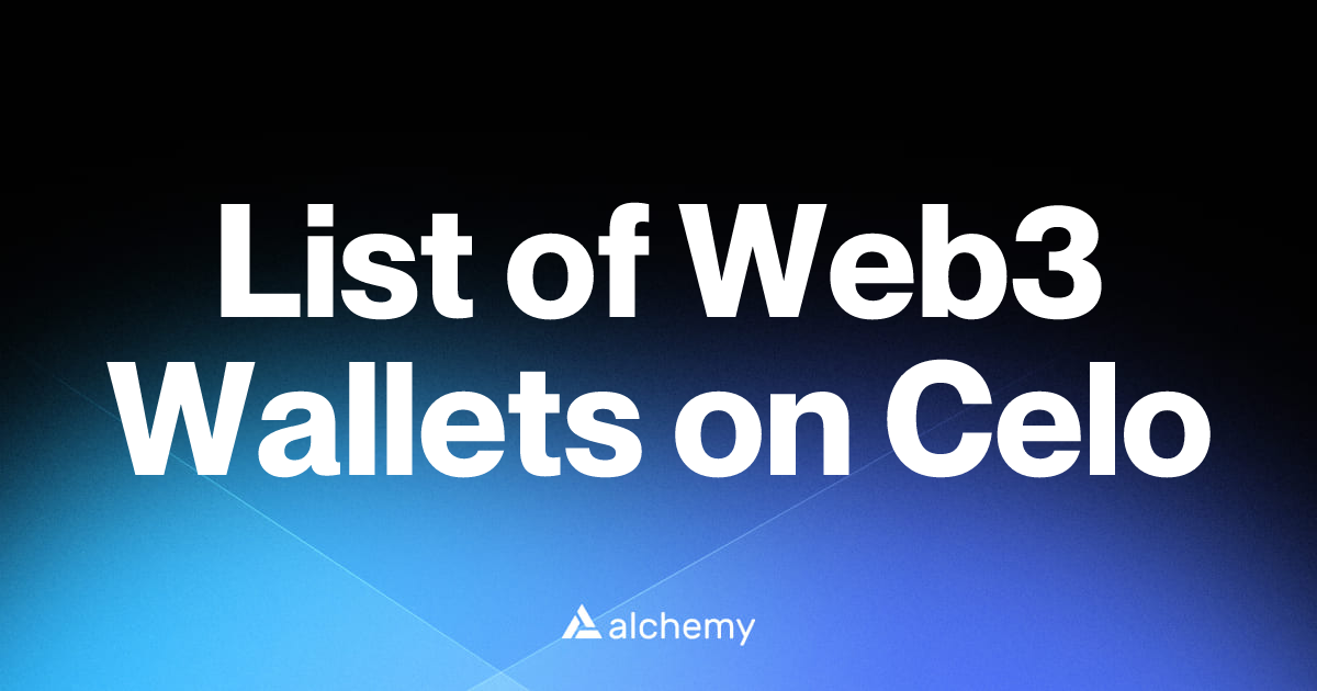 List of 5 Web3 Wallets on Celo (2025)