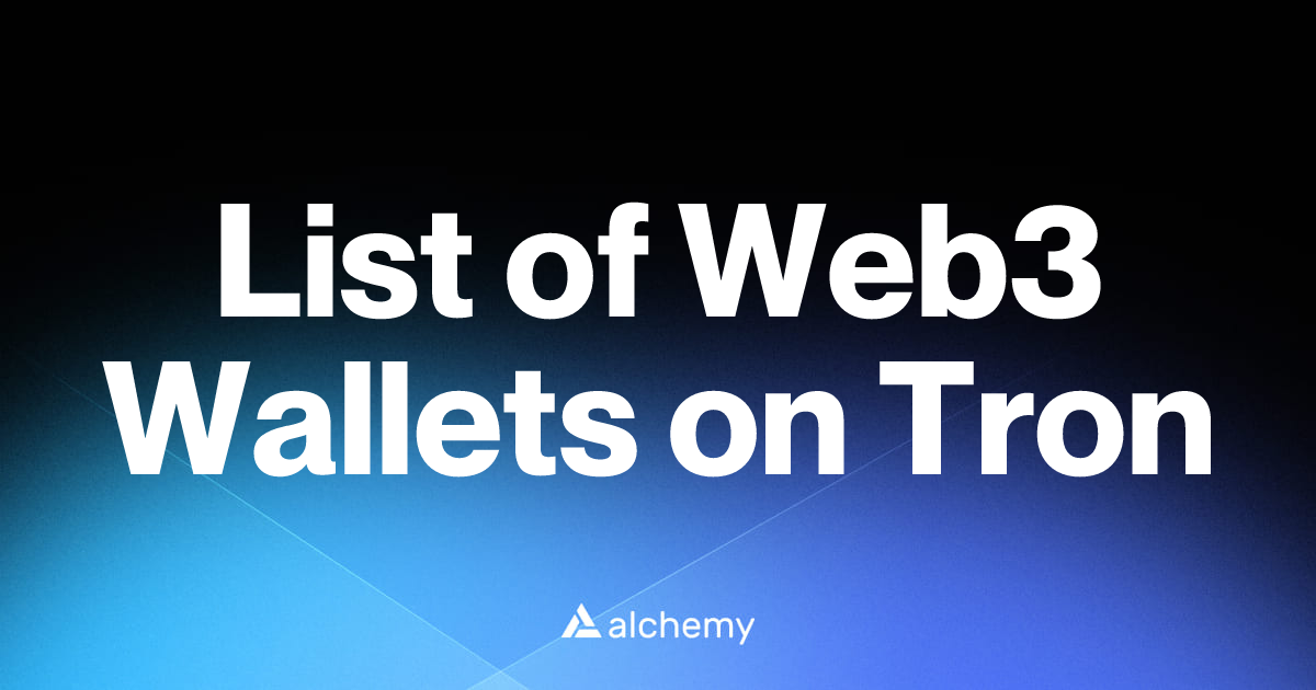 List of 7 Web3 Wallets on Tron (2025)