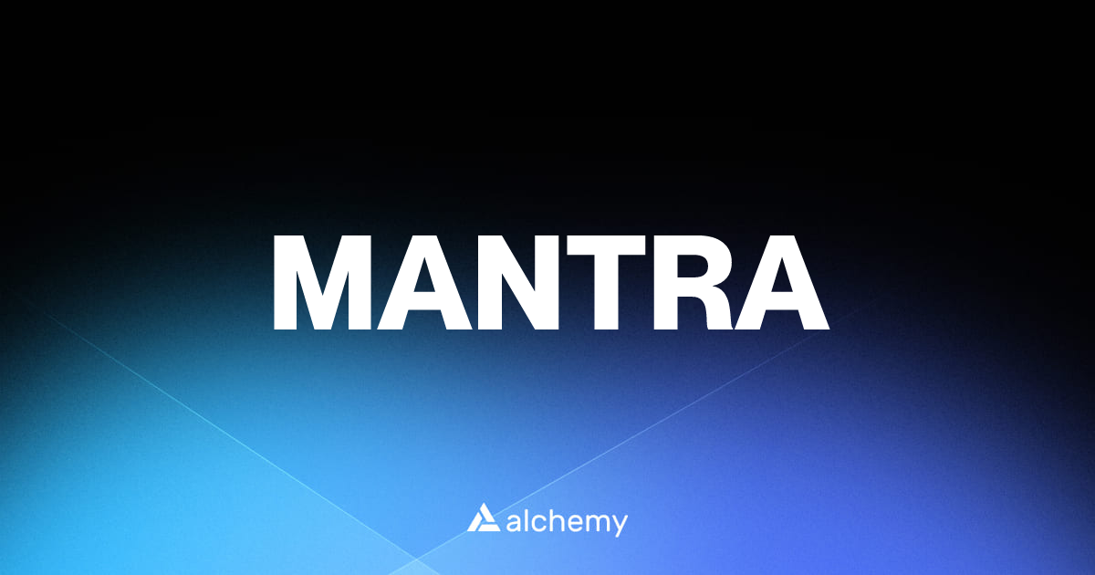 MANTRA - DeFi Dapps - Alchemy