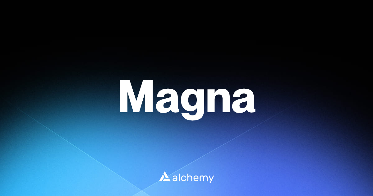 Magna - Web3 Wallet Tools - Alchemy