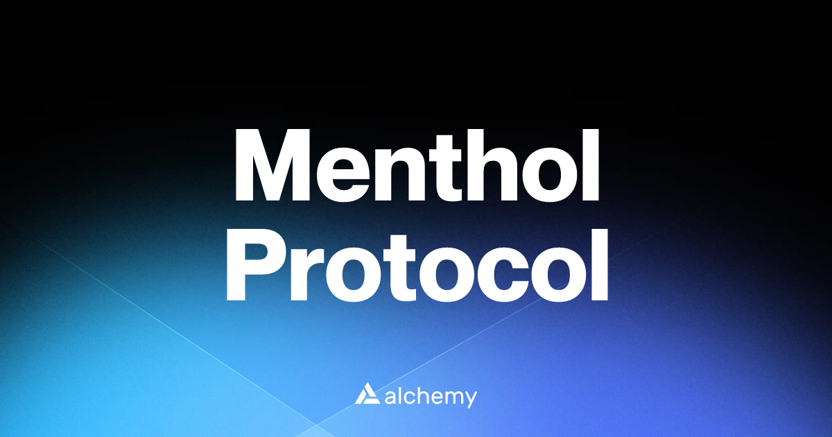 Menthol Protocol - DeFi Dapps - Alchemy