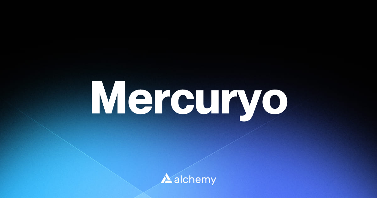 Mercuryo - Web3 Wallet Tools - Alchemy