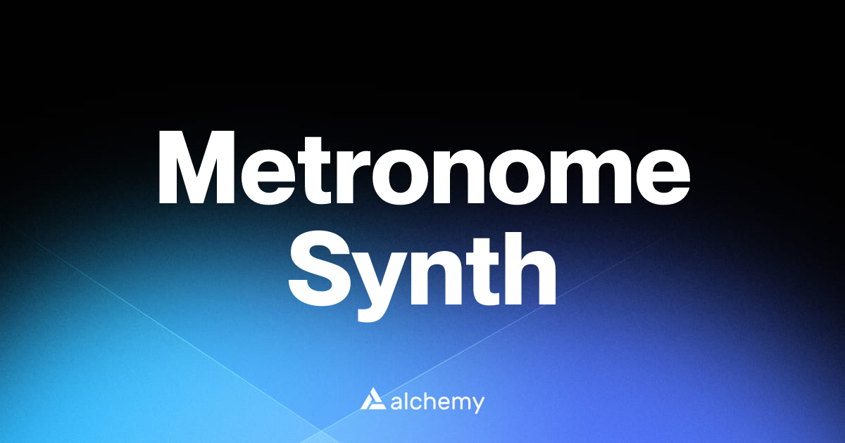 Metronome Synth - DeFi Dapps - Alchemy