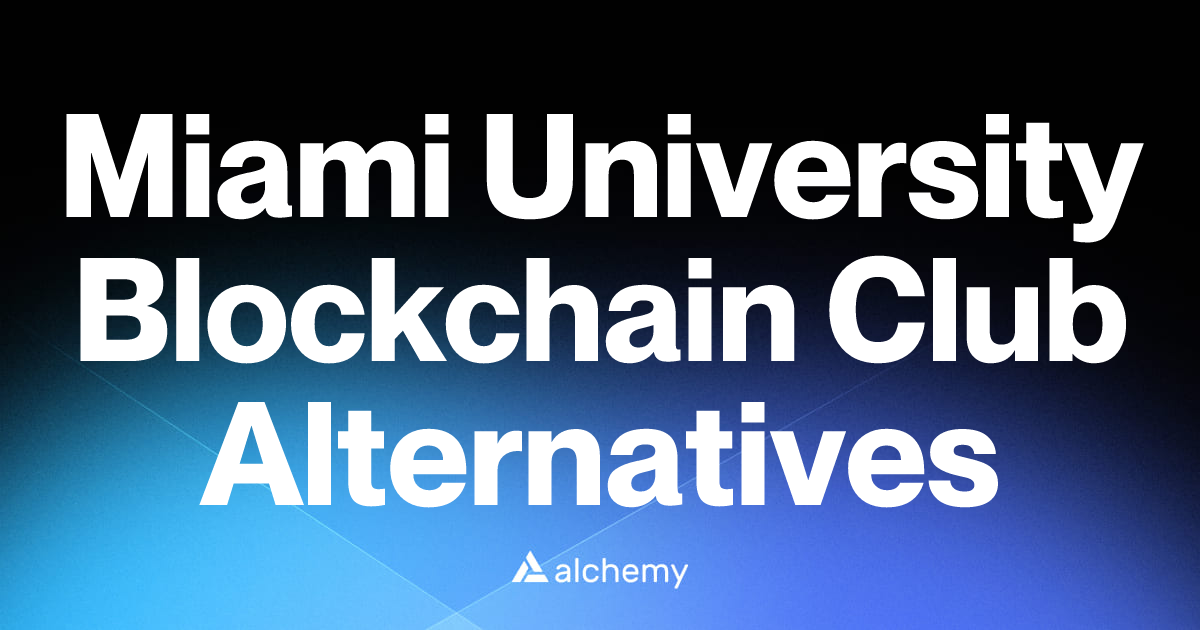 Find 31 Miami University Blockchain Club Alternatives (2025)