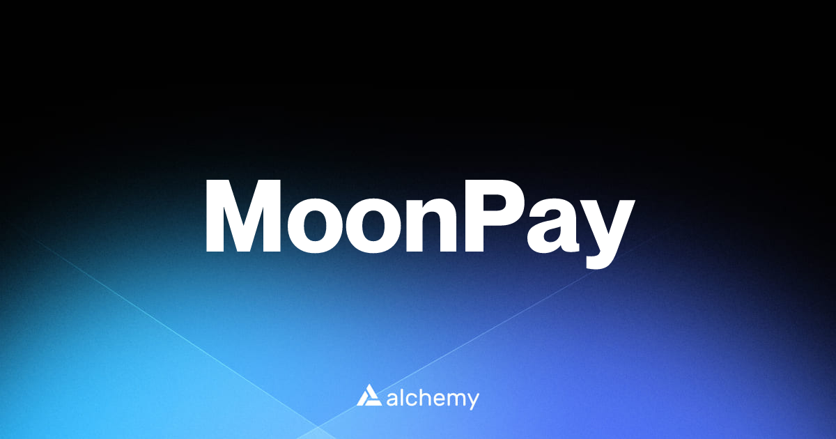 MoonPay - Web3 Wallet Tools - Alchemy