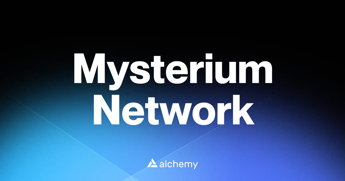 Mysterium Network - Identity Tools - Alchemy