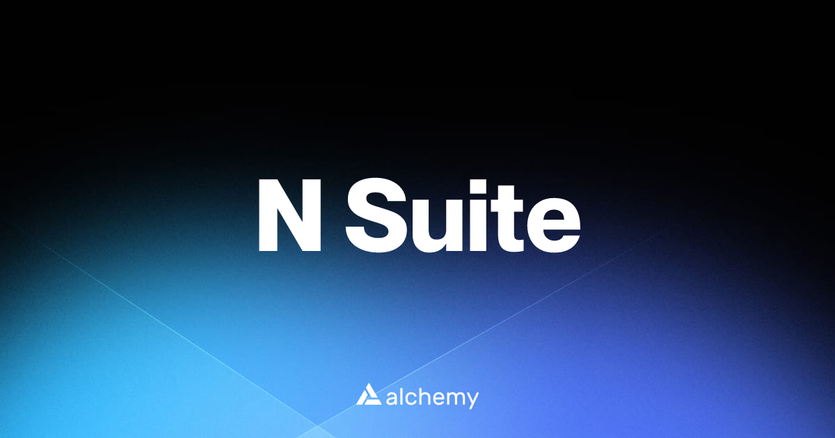 N Suite - Web3 Wallet Tools - Alchemy