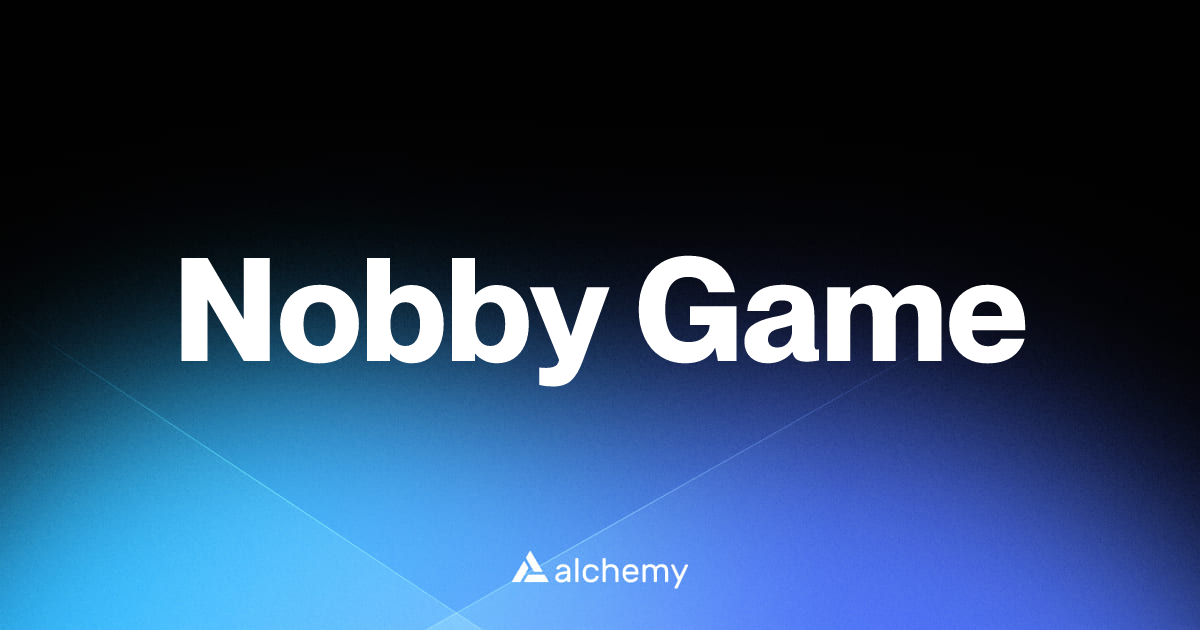 Nobby Game - Decentralized Games - Alchemy