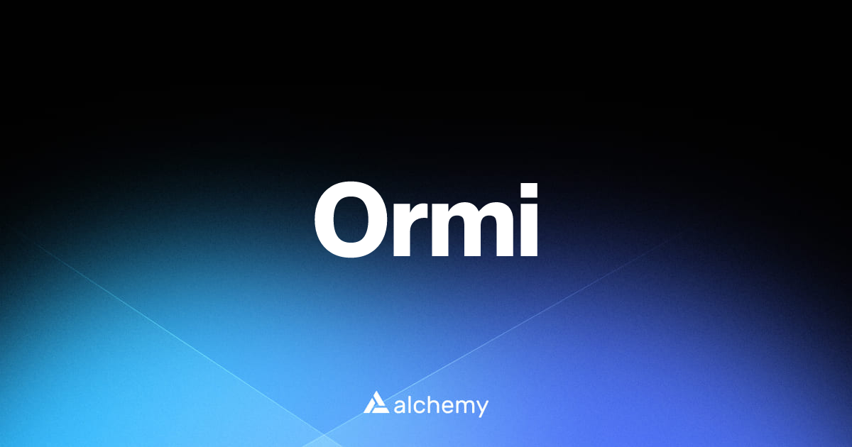 Ormi - Subgraphs - Alchemy