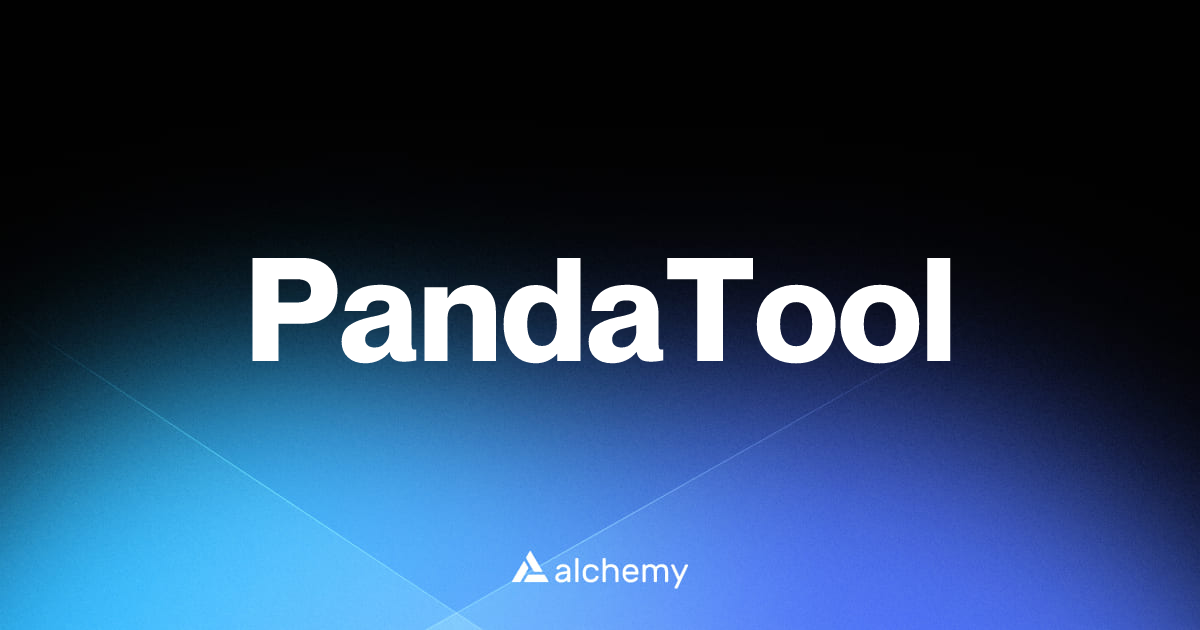 PandaTool - Web3 Wallet Tools - Alchemy