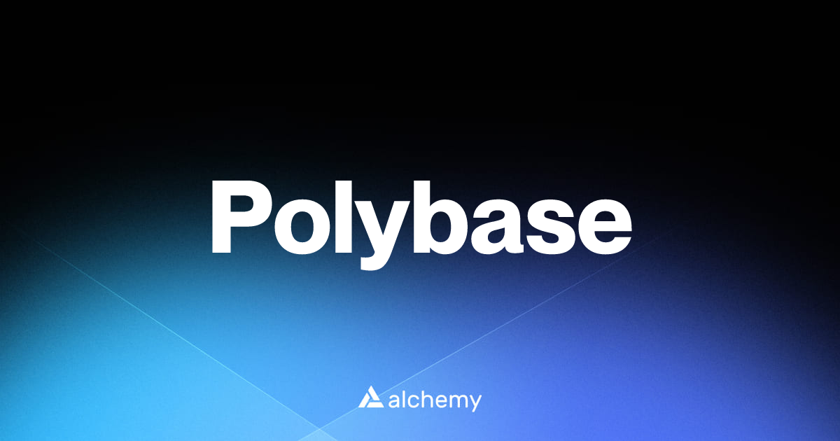 Polybase - Infrastructure Tools - Alchemy