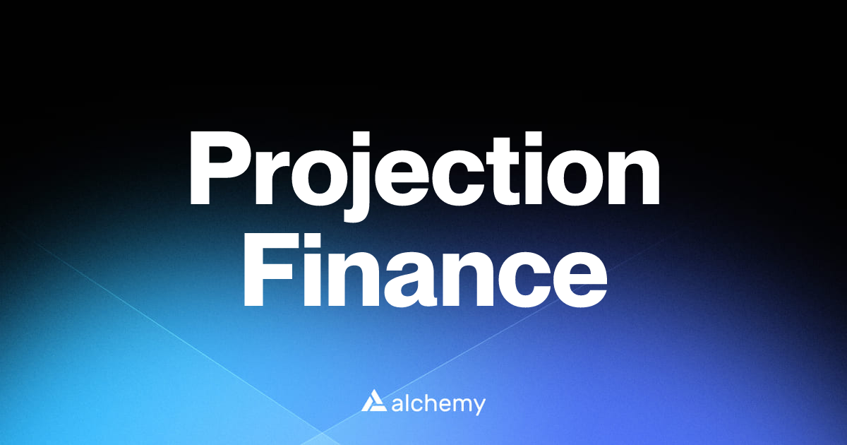 Projection Finance - DeFi Dapps - Alchemy
