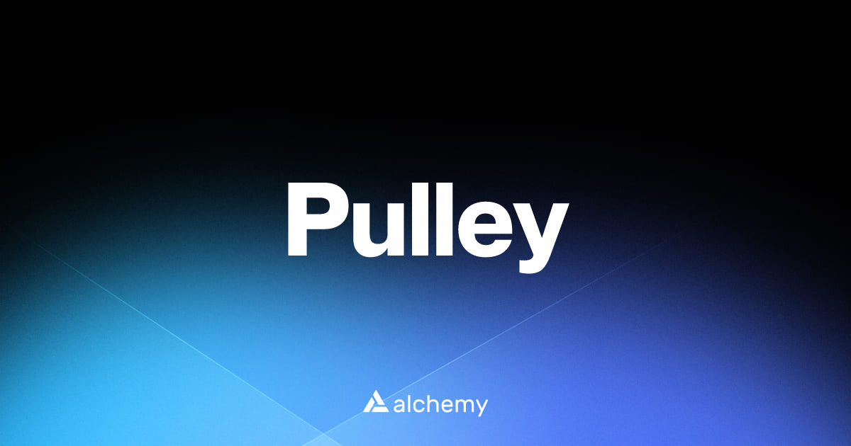 Pulley - Web3 Wallet Tools - Alchemy
