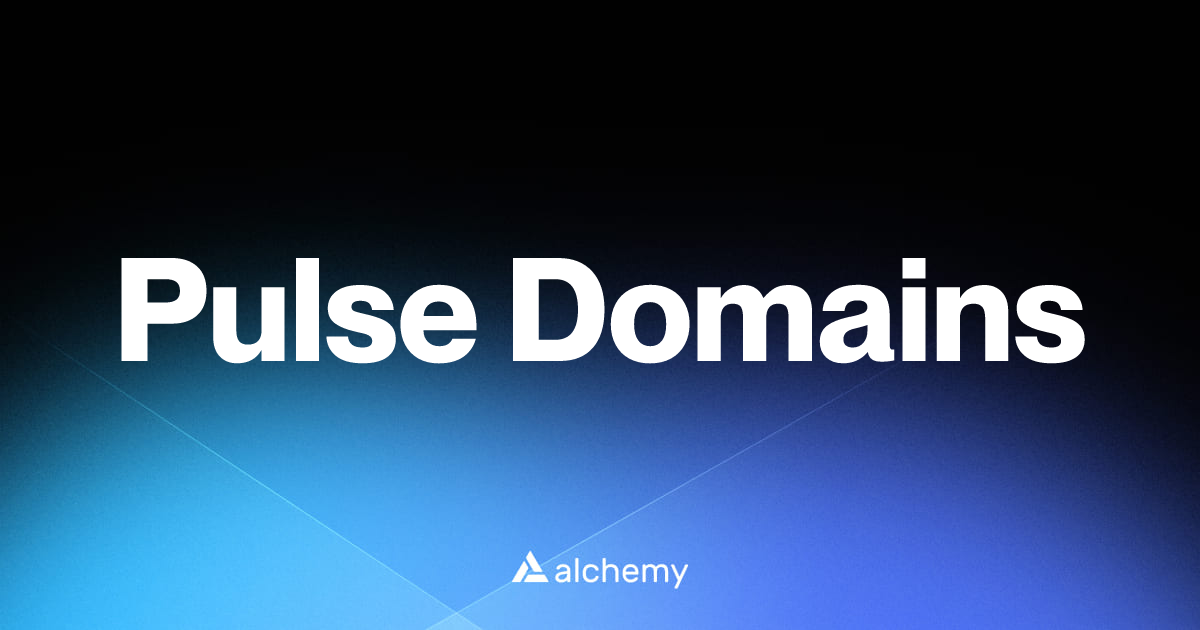 Pulse Domains - Web3 Wallet Tools - Alchemy