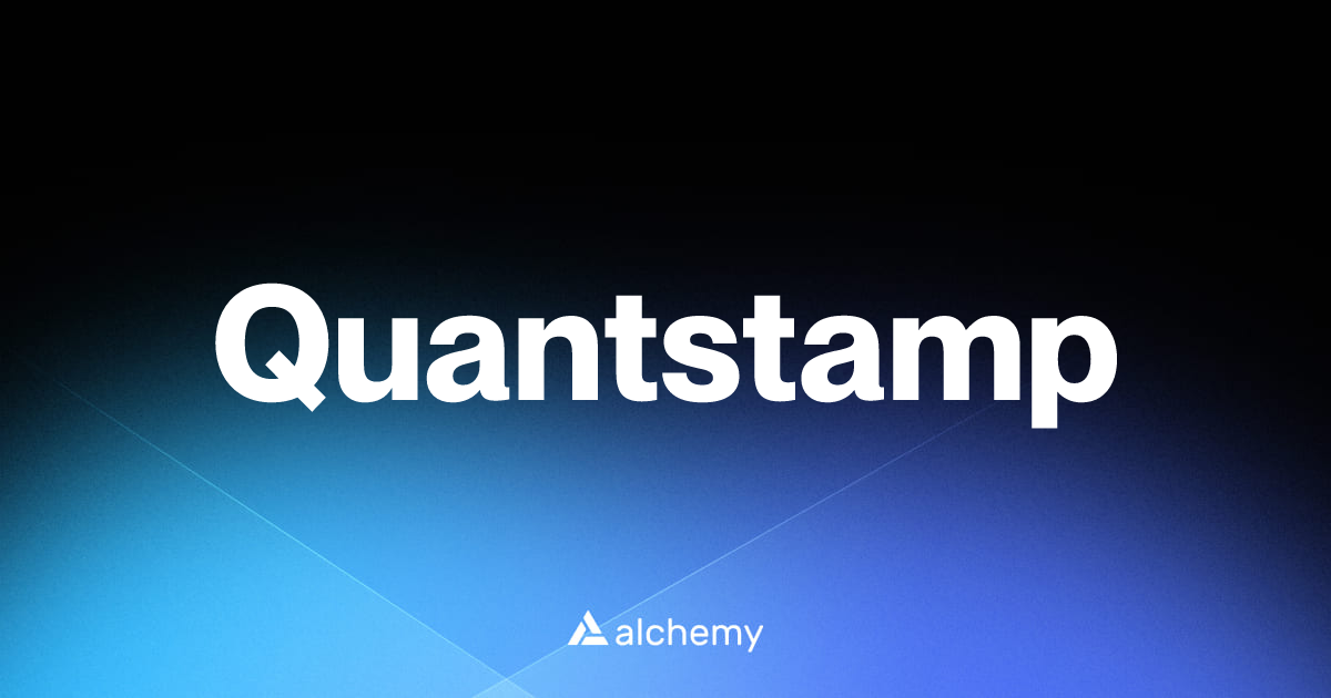 Quantstamp - Web3 Security Tools - Alchemy