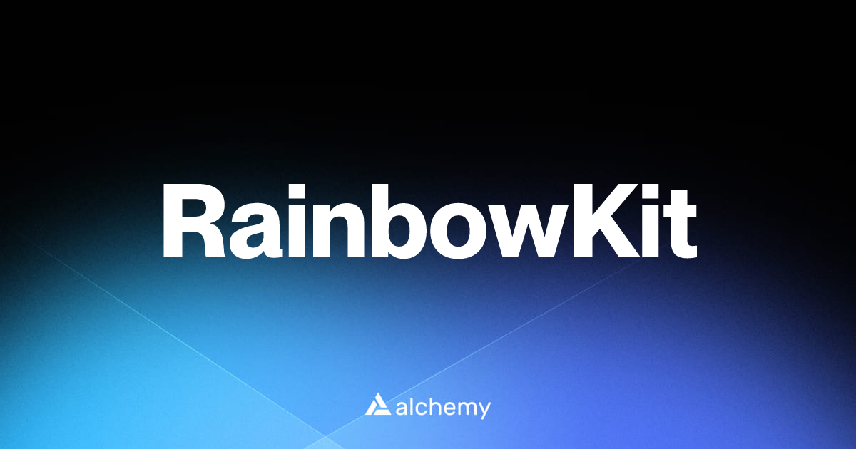 RainbowKit - Web3 Wallet Tools - Alchemy