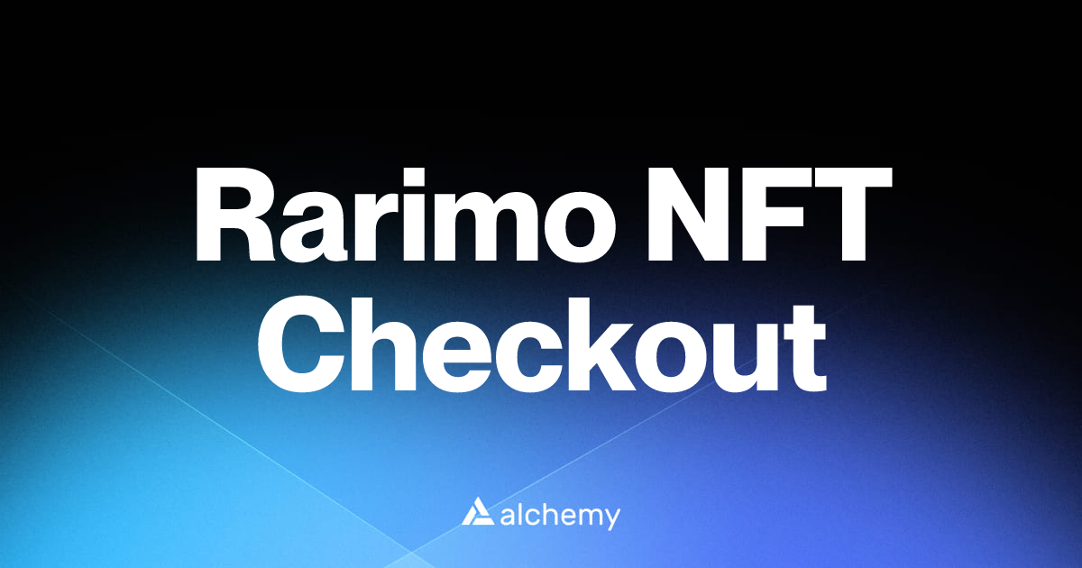 Rarimo NFT Checkout - Web3 Wallet Tools - Alchemy