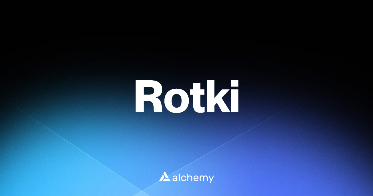 Rotki - Trading Tools - Alchemy
