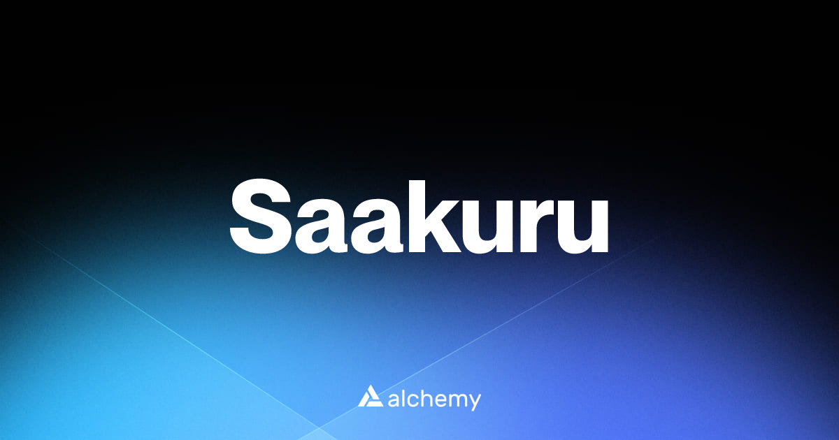 Saakuru - Web3 Wallets - Alchemy