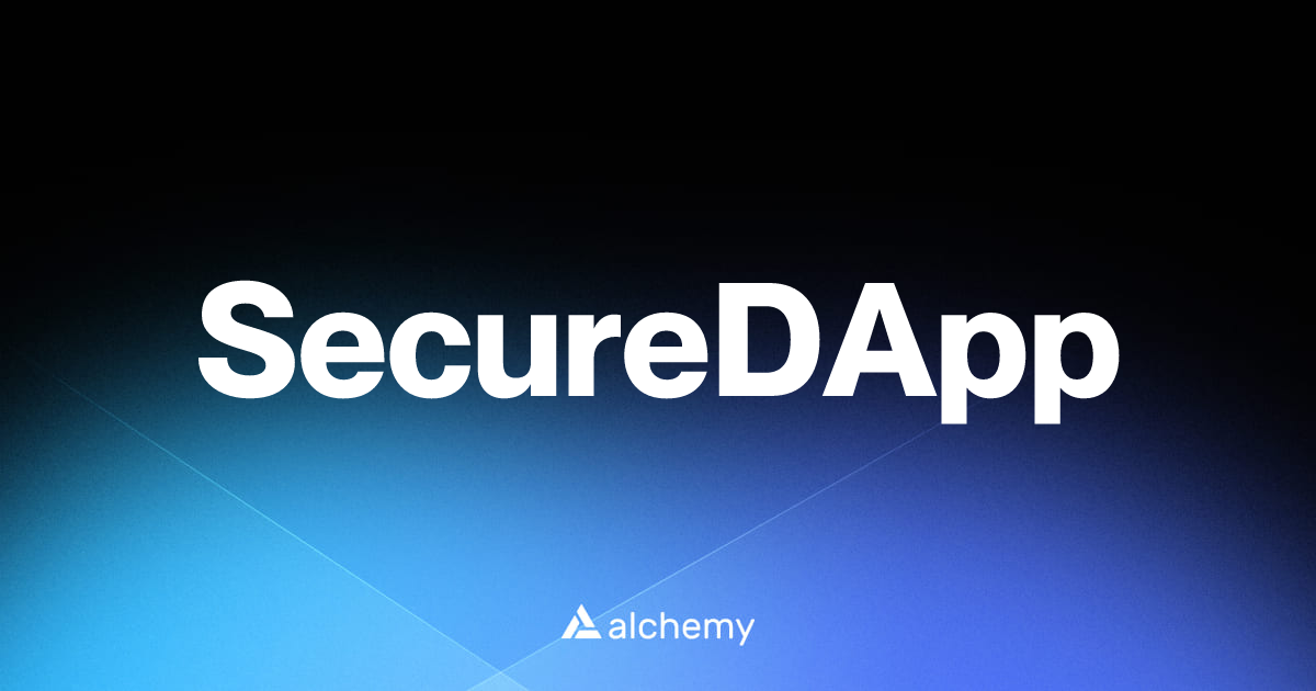 Securedapp Web3 Security Tools Alchemy