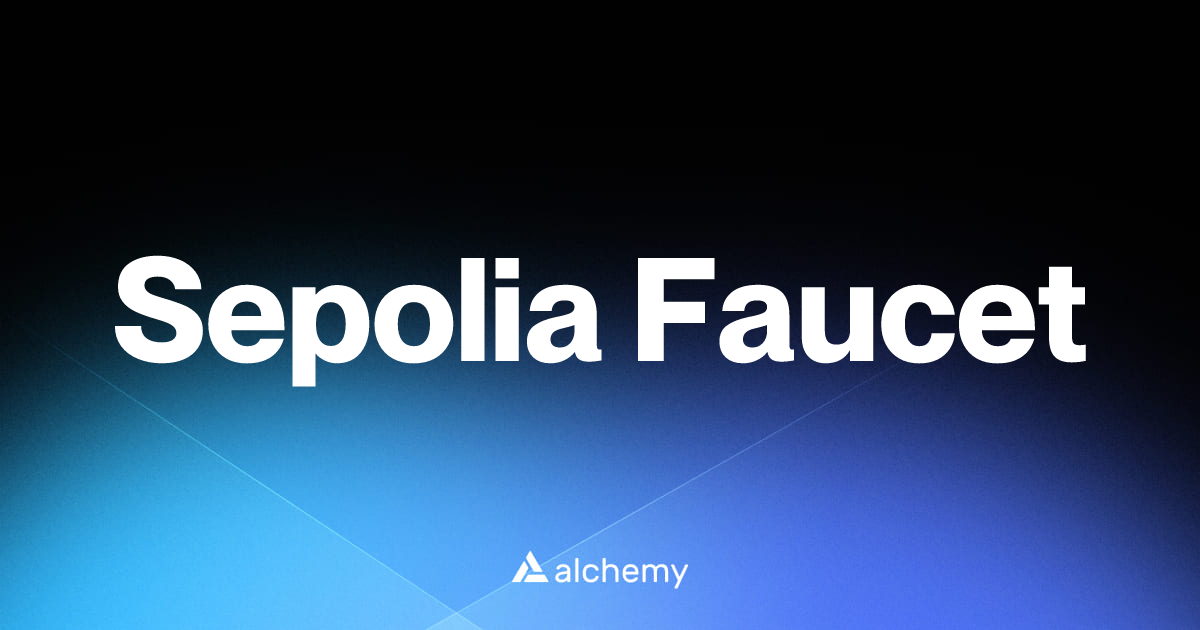 Sepolia Faucet - Infrastructure Tools - Alchemy