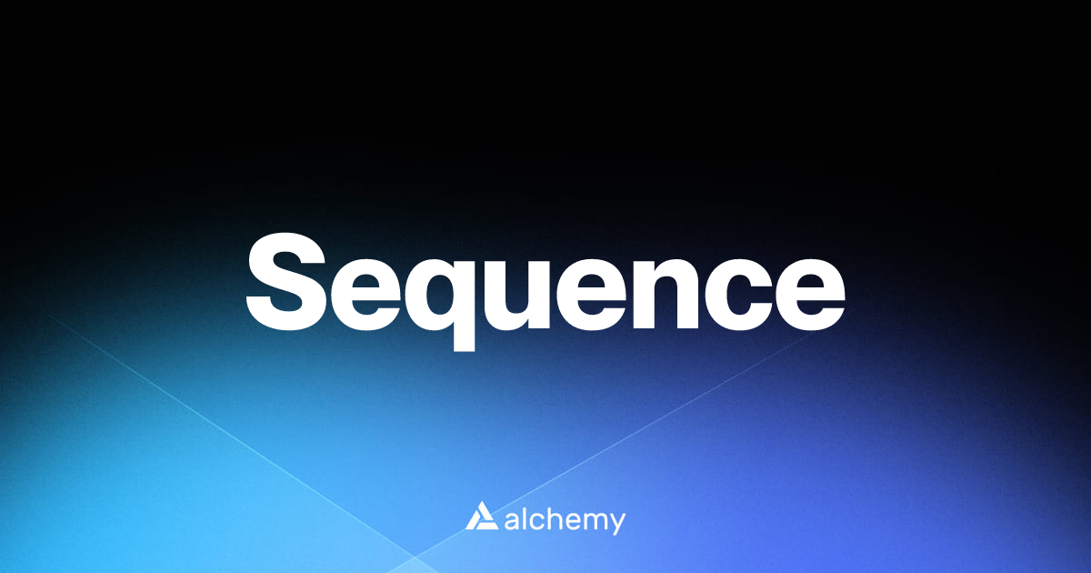 Sequence - Web3 Wallets - Alchemy